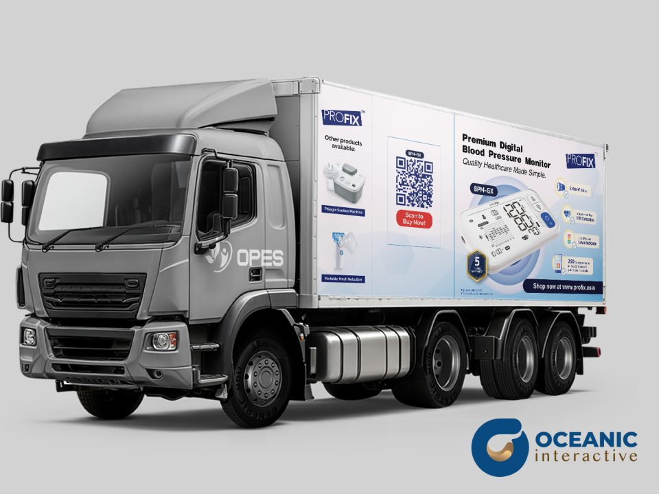 Profix Blood Pressure Lorry (Vehicle) Wrap Design - Oceanic Interactive