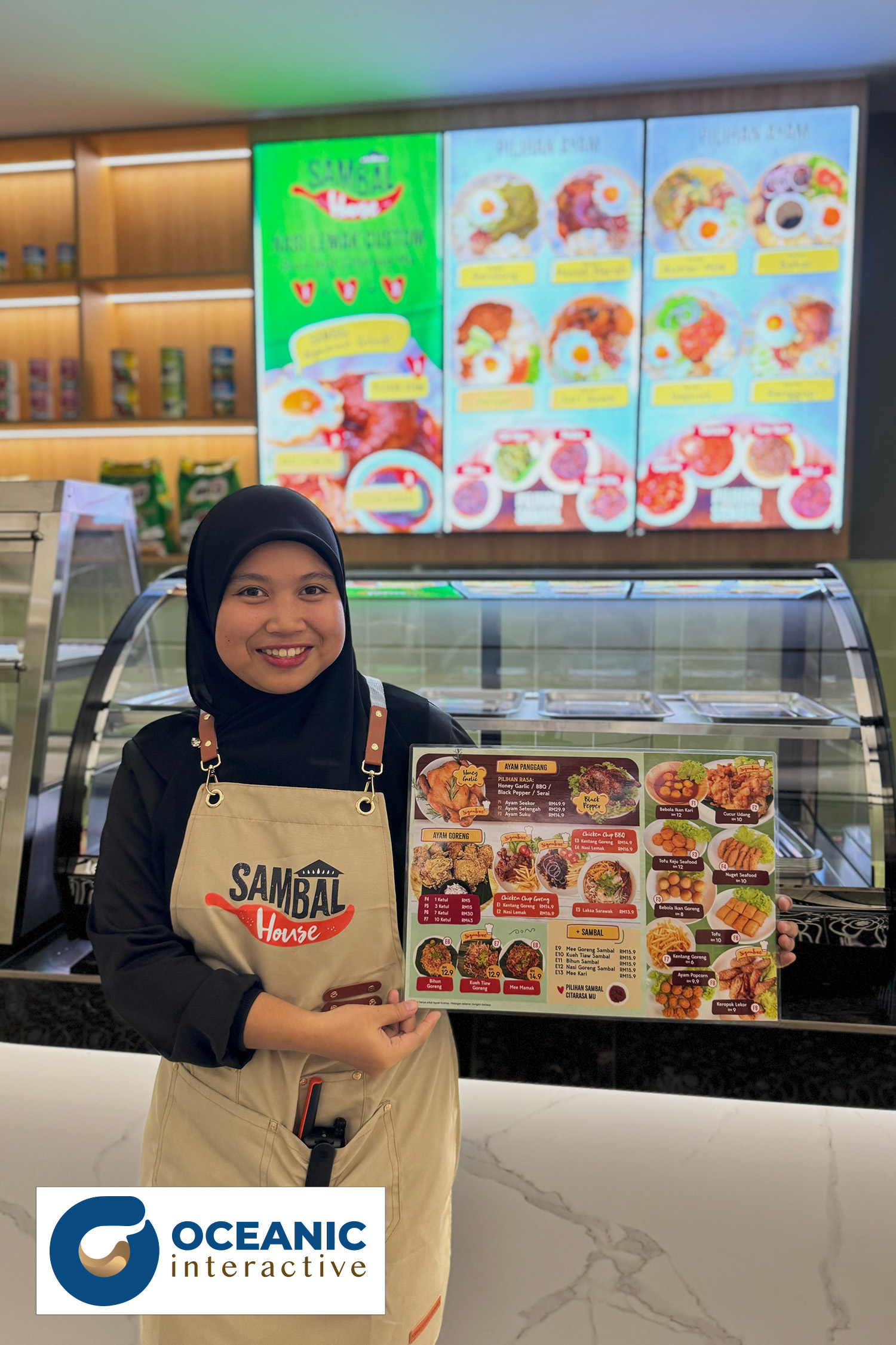 Sambal House Menu and Packaging Design - Oceanic Interactive